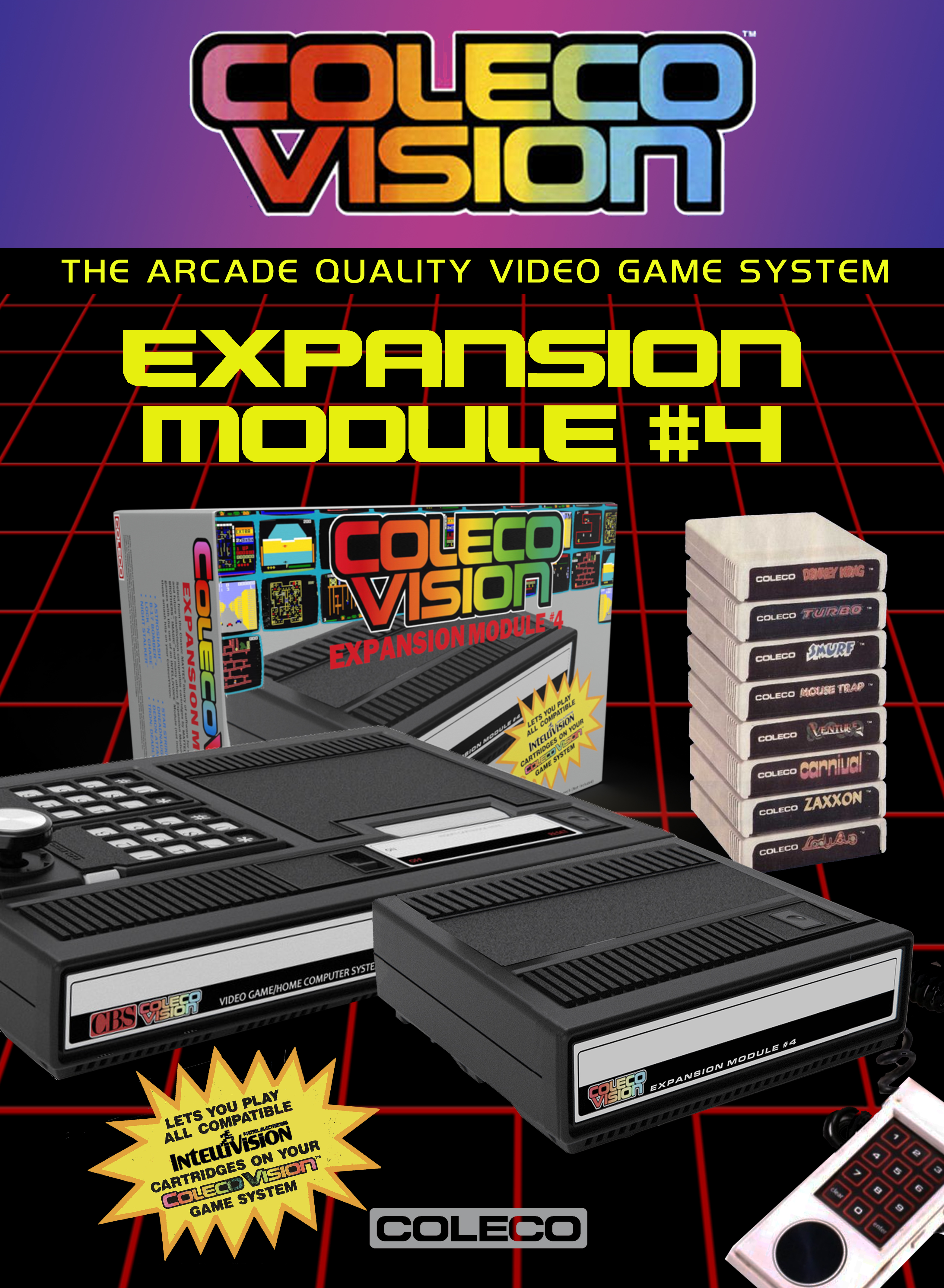 ColecoVision ADAM Graphics & Artwork Collection | Posters & Promotional Art