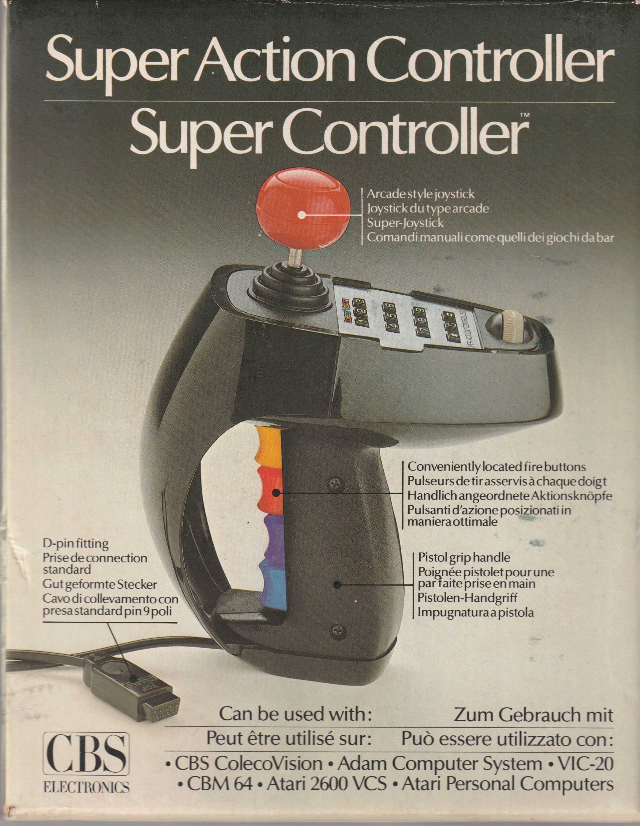 ColecoVision ADAM SuperAction Controller - Boxing Glove Gaming Peripheral