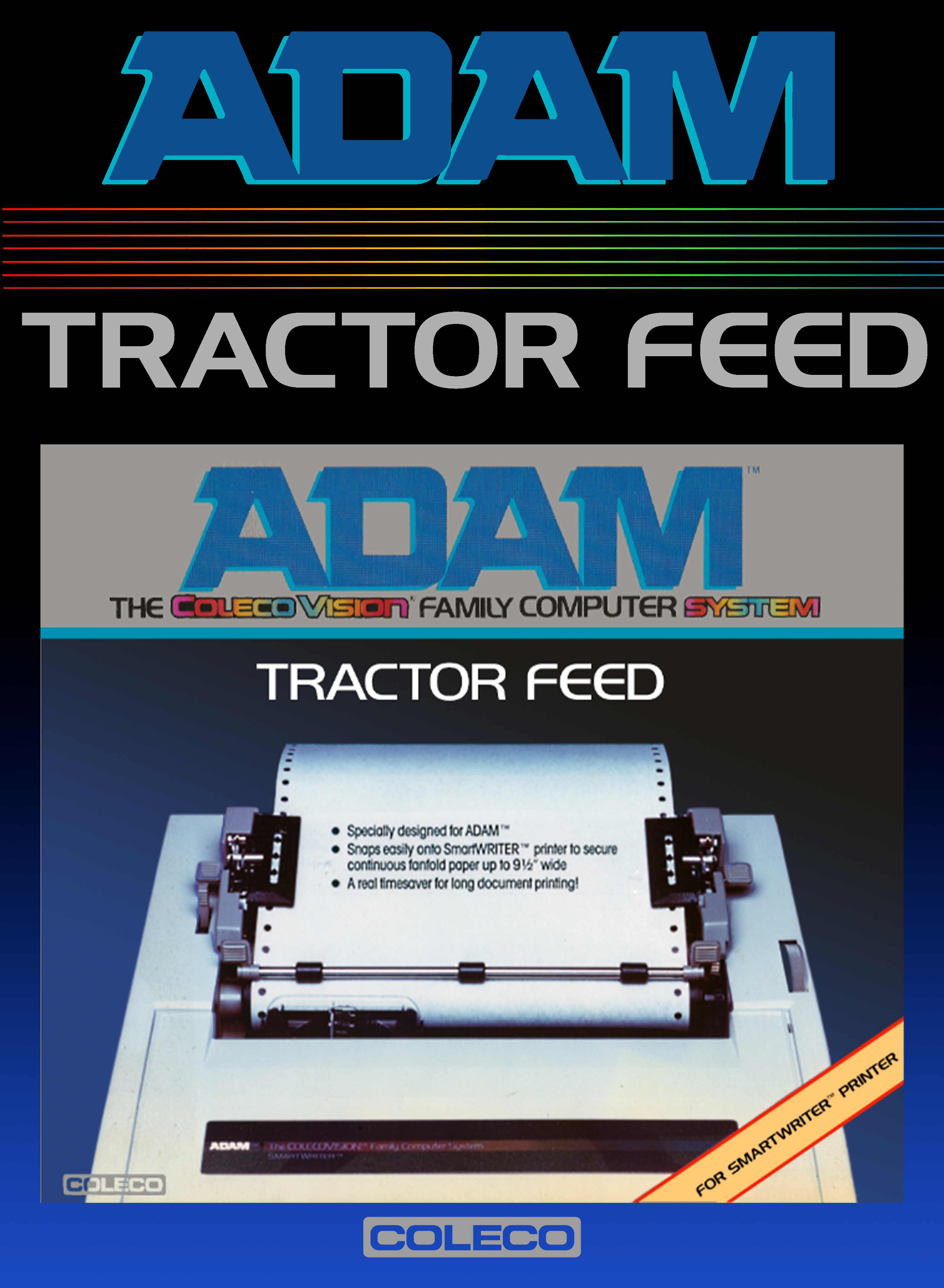 ColecoVision ADAM Graphics & Artwork Collection | Posters & Promotional Art