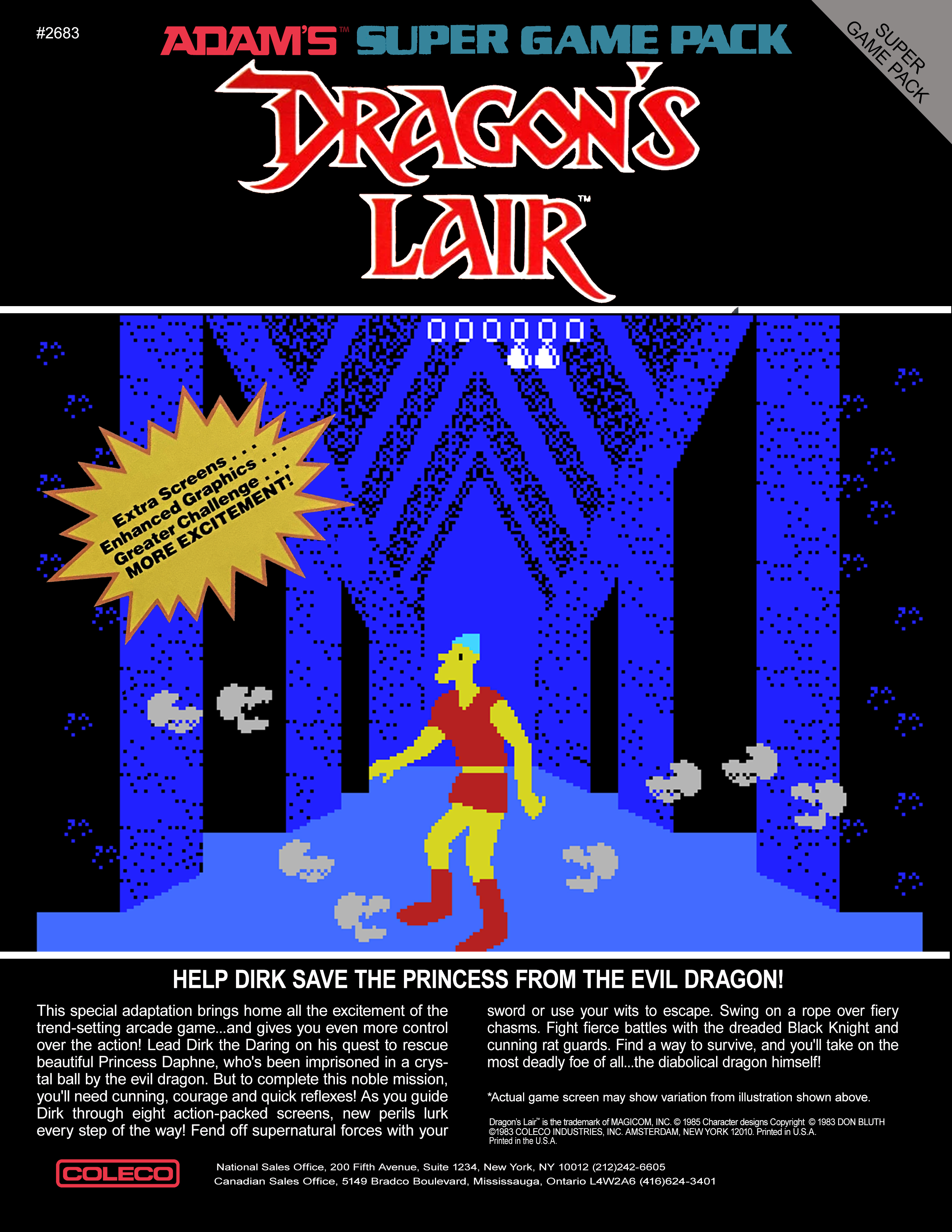 ColecoVision ADAM Graphics & Artwork Collection | Posters & Promotional Art