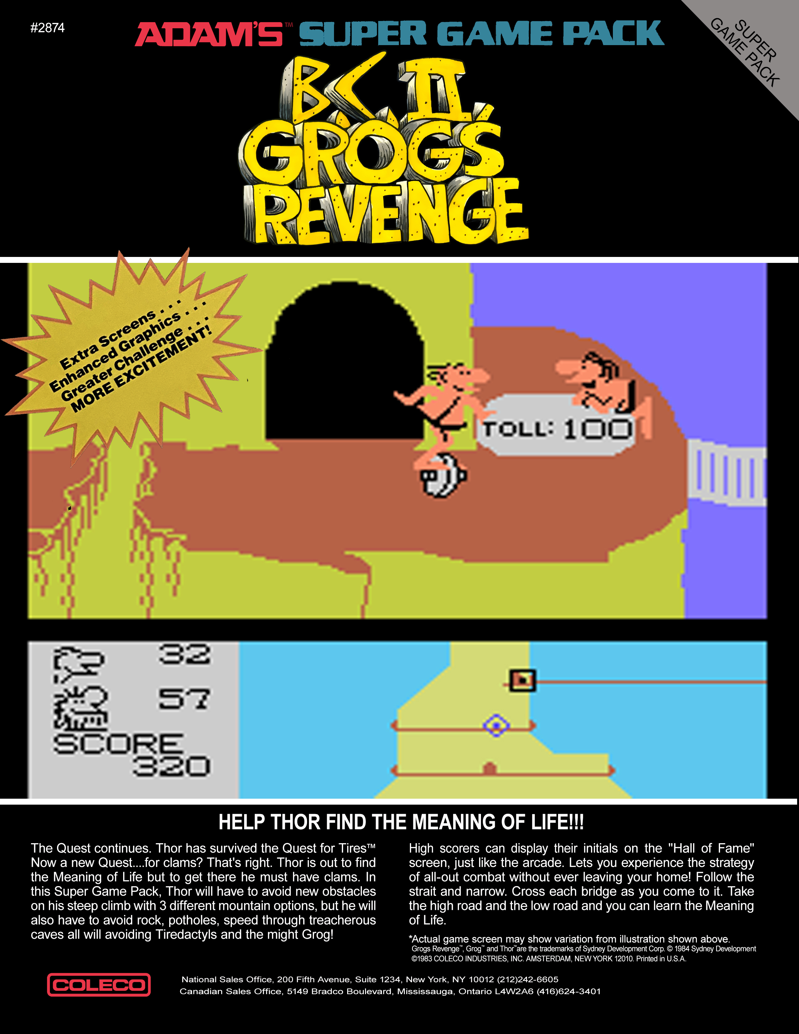 ColecoVision ADAM Graphics & Artwork Collection | Posters & Promotional Art
