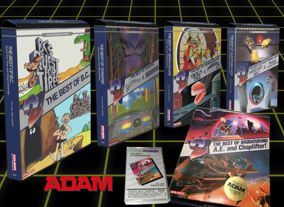 ColecoVision ADAM Graphics & Artwork Collection | Posters & Promotional Art